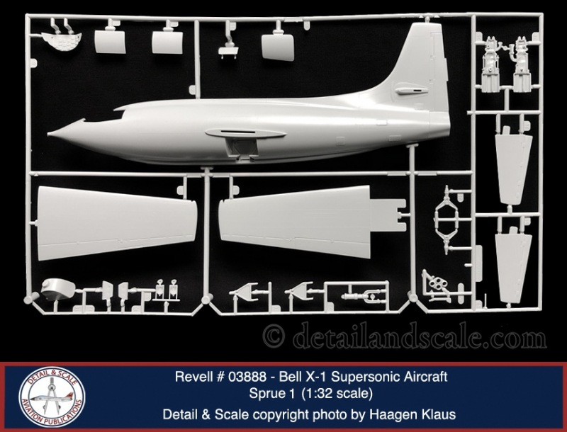 Bell X-1 Supersonic Aircraft - 1:32 Scale % - Detail and Scale tail & Scale