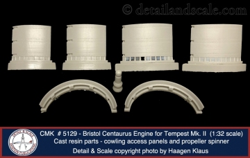 CMK WWII Bristol Centaurus Engine for the Tempest Mk. II - 1:32 Scale ...