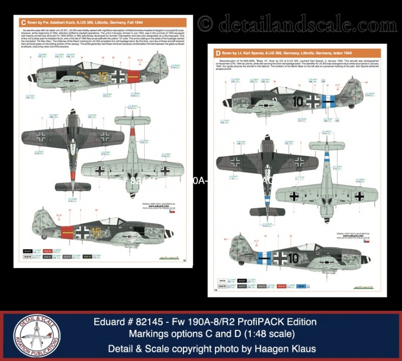 Eduard Fw 190A-8/R2 ProfiPACK Edition - 1:48 Scale % - Detail and Scale ...