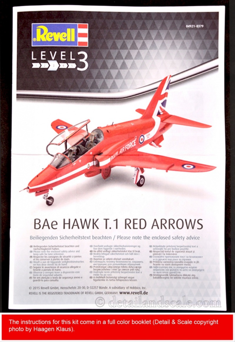 Revell of Germany # 04921 BAe Hawk T.1 Red Arrows - 1:72 Scale ...