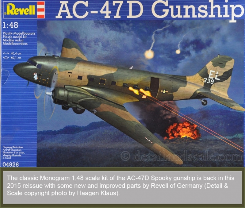 Revell of Germany # 04926 Douglas AC-47D Gunship - 1:72 Scale ...
