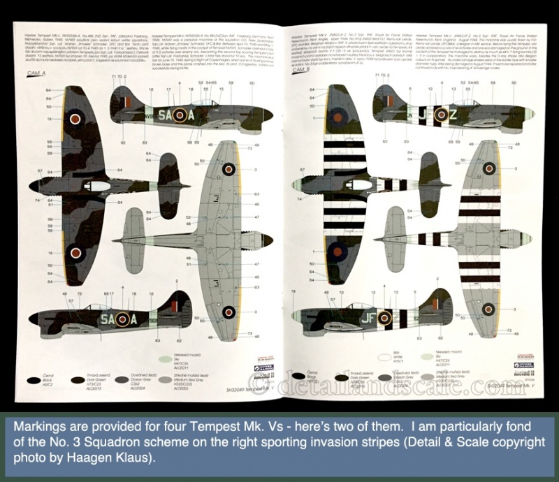 Special Hobby Tempest Mk. V 1:32 Scale % - Detail and Scale tail & Scale