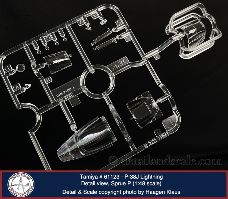 Tamiya P-38J Lightning - 1:48 Scale % - Detail and Scale tail & Scale
