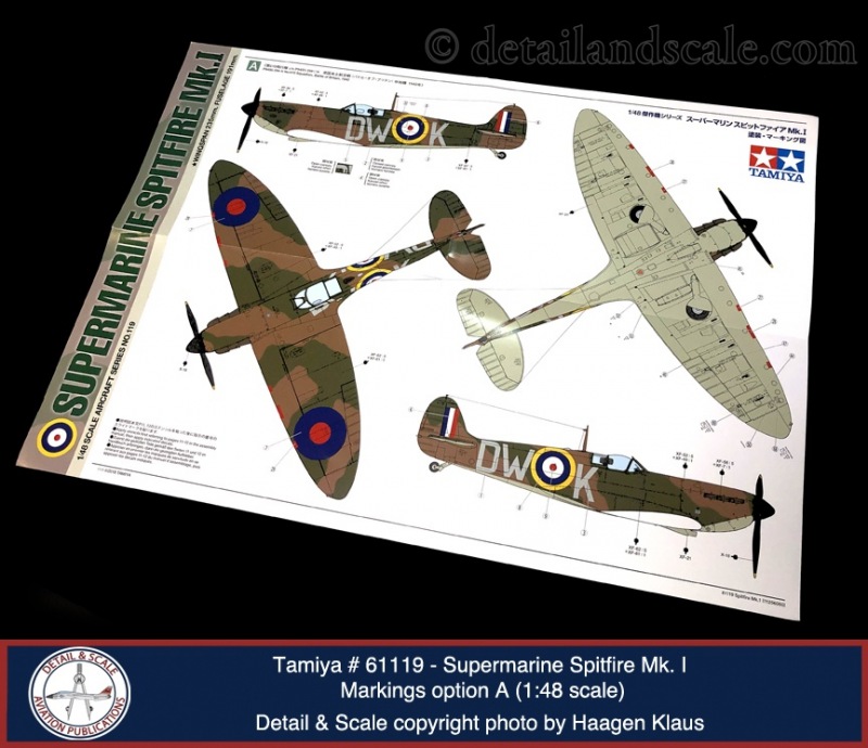 Tamiya Supermarine Spitfire Mk. I - 1:48 Scale % - Detail and Scale ...