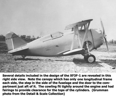 F3F Grumman Biplane - Detail and Scale