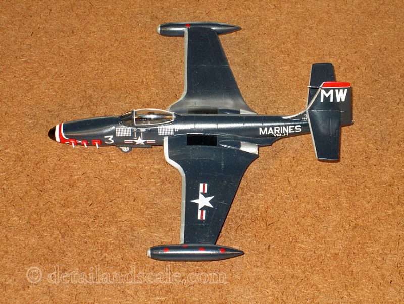 F2H-2P BANSHEE, VMJ-1, Airfix 1/72nd SCALE - Detail and Scale