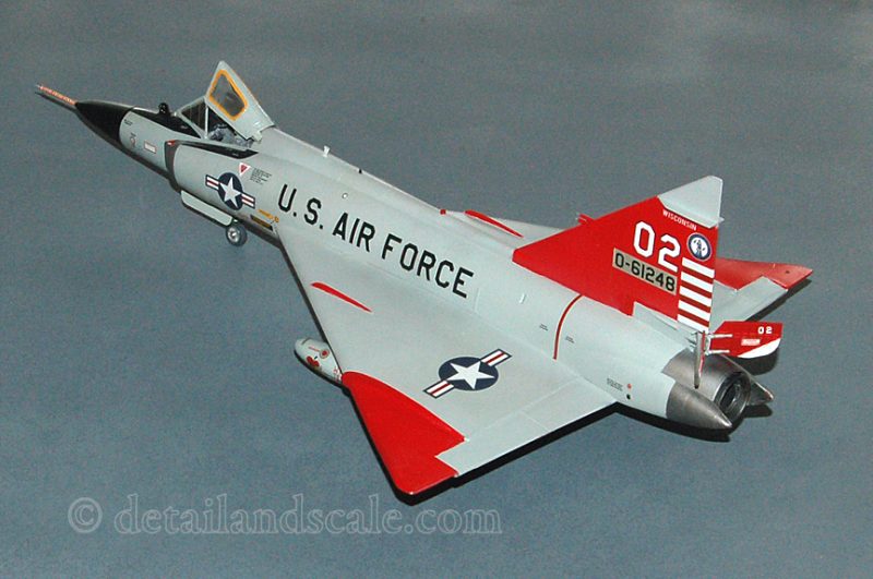 F-102A DELTA DAGGER, REVELL, 1/48th SCALE - Detail and Scale