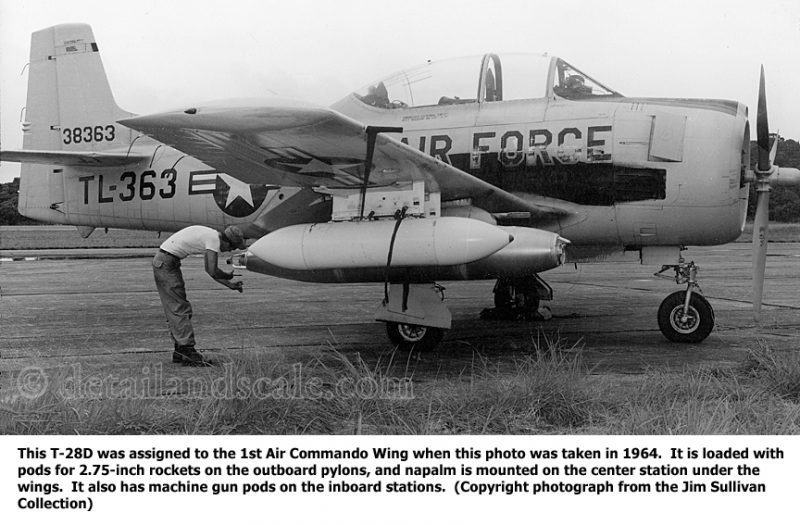 T-28 Trojan (USAF Versions) - Detail and Scale