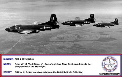 F3D/F-10 Skyknight - Detail and Scale