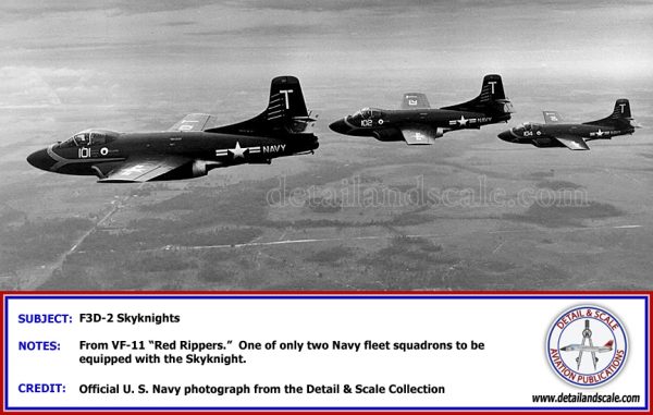 F3D/F-10 Skyknight - Detail and Scale