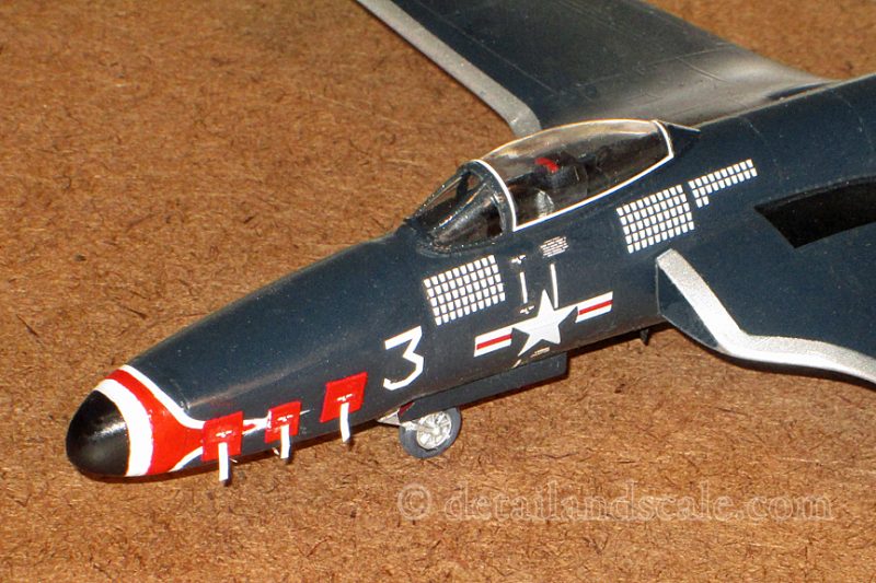 F2H-2P BANSHEE, VMJ-1, Airfix 1/72nd SCALE - Detail and Scale