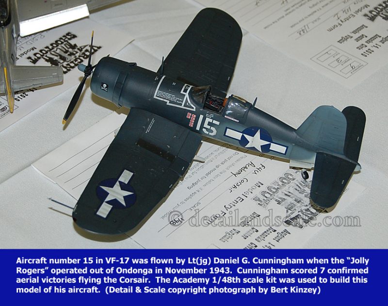 F4U CORSAIR MODEL PHOTO SET - Detail and Scale
