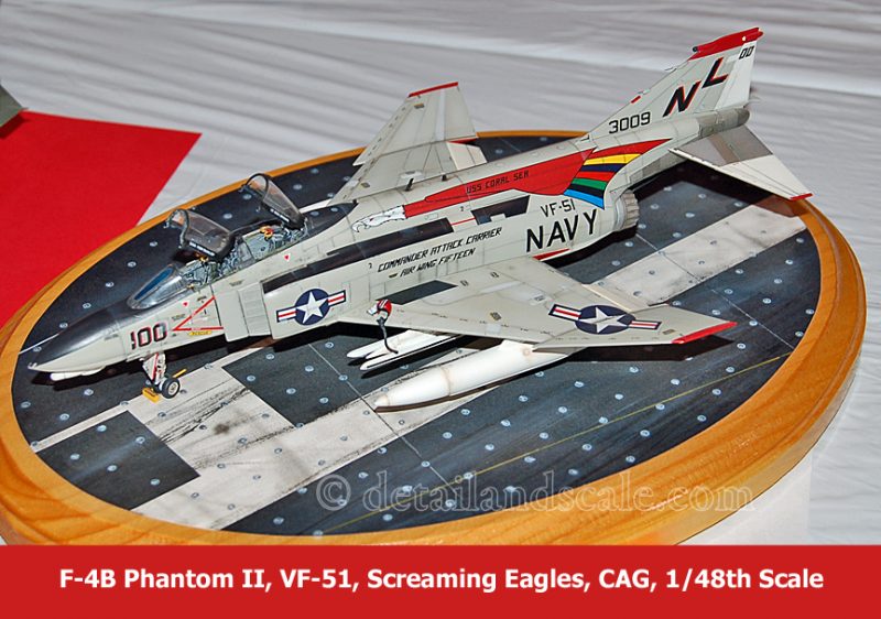 F-4 PHANTOM II, U. S. NAVY & U. S. MARINE CORPS VARIANTS, MODEL PHOTO ...