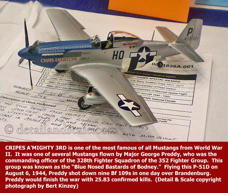 P-51 MUSTANG MODEL PHOTO SET - Detail and Scale