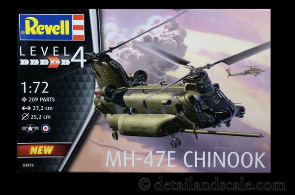 Revell MH-47E Chinook - 1:72 Scale % - Detail and Scale tail & Scale
