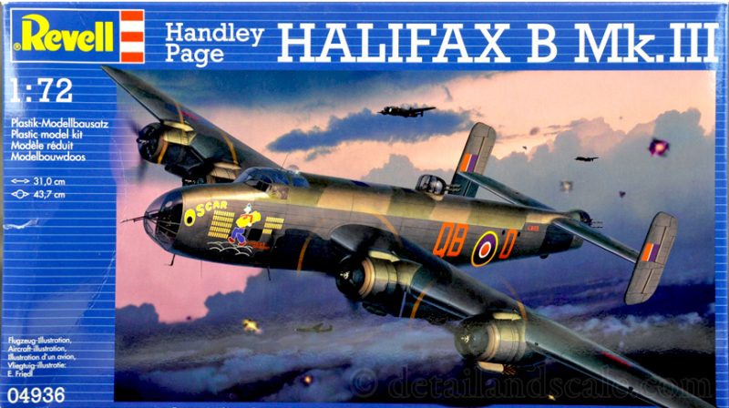 Revell of Germany # 04936 Handley Page Halifax B Mk. III - 1:72 Scale ...