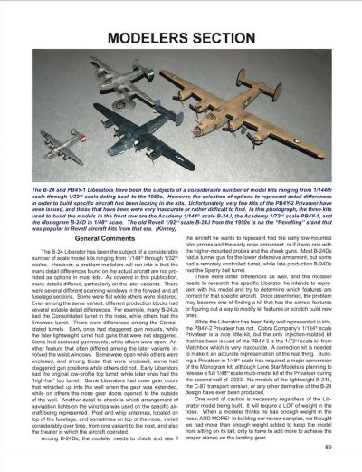 B-24 Liberator in Detail & Scale - Detail and Scale