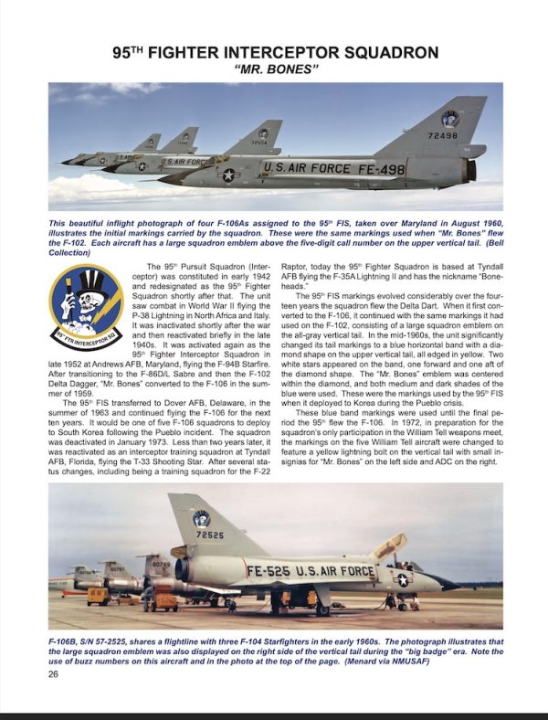 Colors & Markings of the F-106 Delta Dart - Detail and Scale